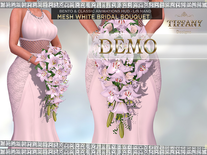 Second Life Marketplace - ::TD:: White Bridal Bouquet DEMO