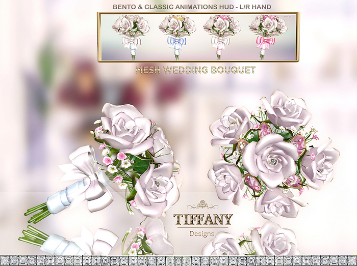 Second Life Marketplace - ::TD:: Wedding Bouquet ~ White