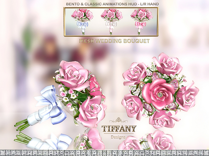 Second Life Marketplace - ::TD:: Wedding Bouquet ~ Pink