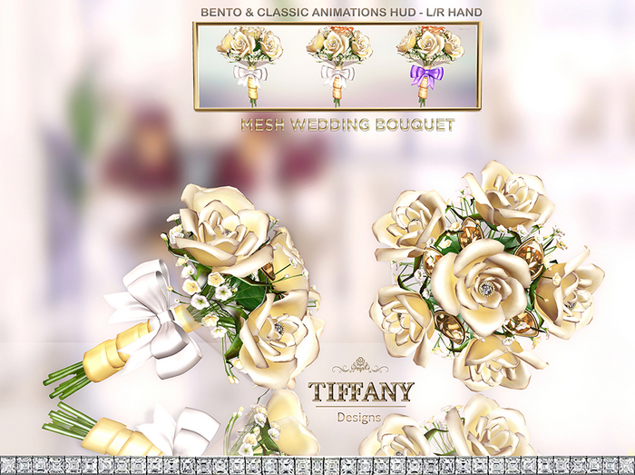 Second Life Marketplace - ::TD:: Wedding Bouquet ~ Peach