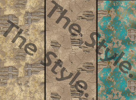 Second Life Marketplace - Rustic Village Grunge Damaged Wall Seamless ...