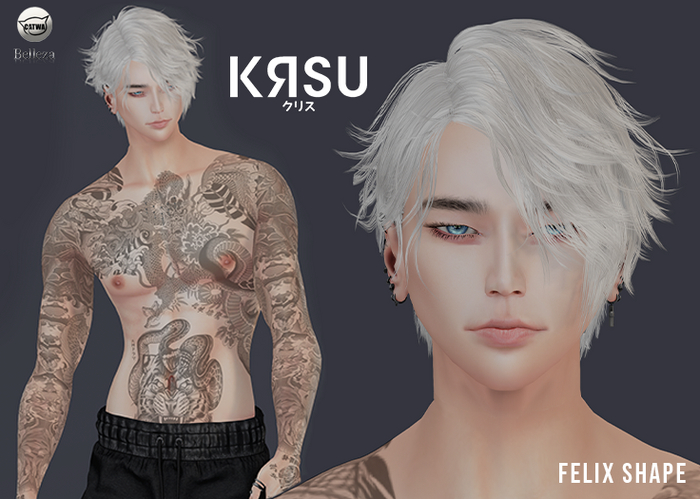 Second Life Marketplace - [KRSU] FELIX SHAPE | CATWA DANIEL