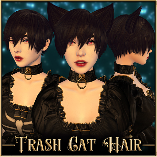 Second Life Marketplace - Raven Bell - Trash Cat Hair [All 3]