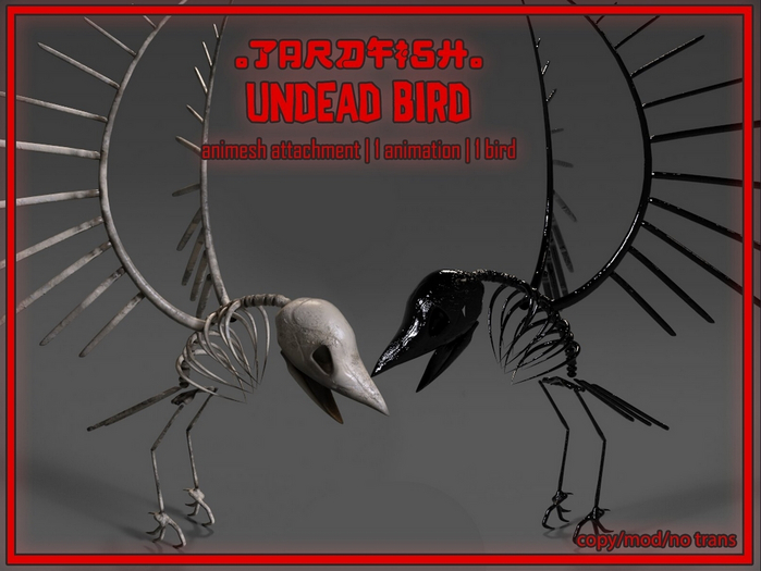 Second Life Marketplace - .Tardfish. Undead Bird Clean