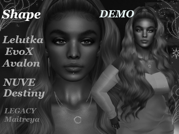 Second Life Marketplace - DEMO Lelutka Evox Avalon head Shape 0079 Lizza