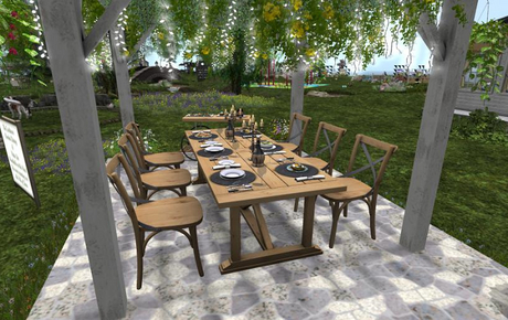 Second Life Marketplace - 03{Why Not?} Lochinver Dining Table Rare