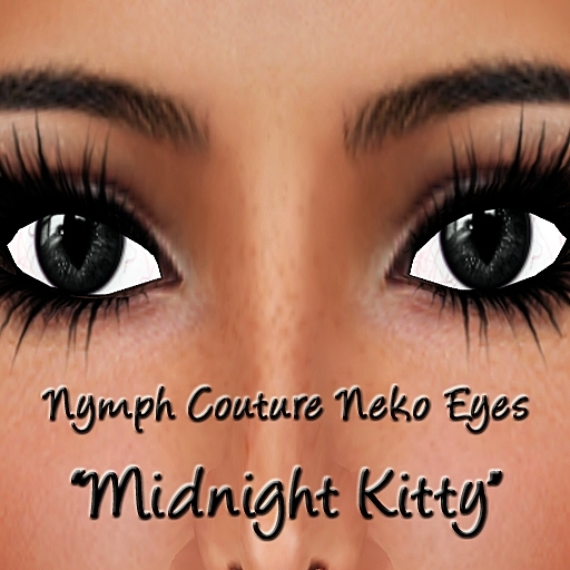 Second Life Marketplace - *NYMPH COUTURE* EYES - NEKO "MIDNIGHT KITTY"