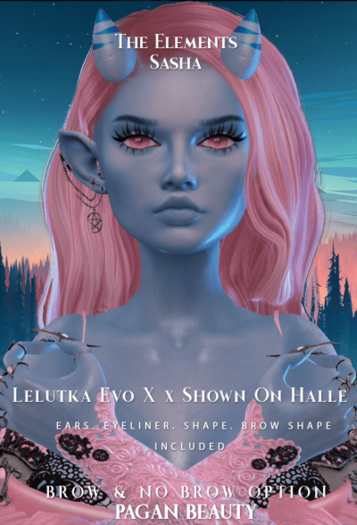 Second Life Marketplace - ! * Pagan Beauty - Sasha - The Elements - EVO X