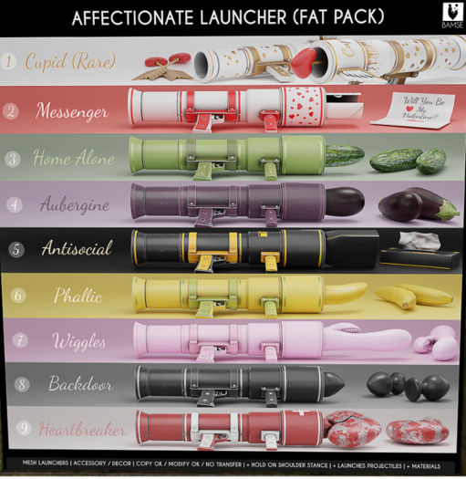 Second Life Marketplace - 5. BAMSE : Affectionate Launcher - Antisocial