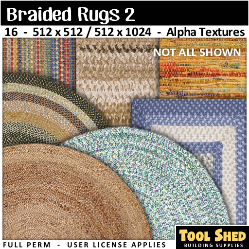 Second Life Marketplace - Tool Shed - Braided Rugs 2