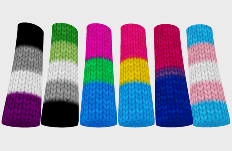 Second Life Marketplace - PS - OpenPony Pride Socks Pack 1!