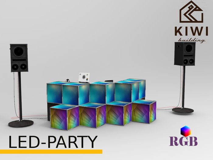 Second Life Marketplace - -party led gif-animation-