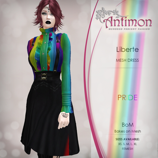 Second Life Marketplace - ~Antimon~ Liberte ~ Pride PROMO