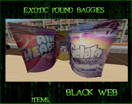 Second Life Marketplace - BlkWeb/Exotic Pound Baggies