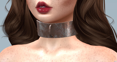 Second Life Marketplace - Hard Collar Oxide [RLV Open Collar]
