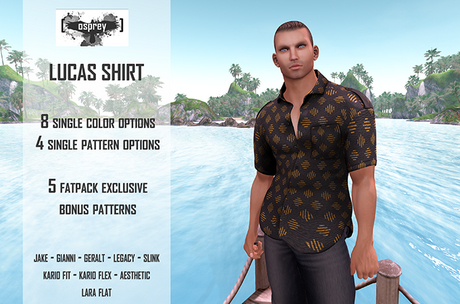 Second Life Marketplace - [ OSPREY ] Lucas Shirt - Lemon