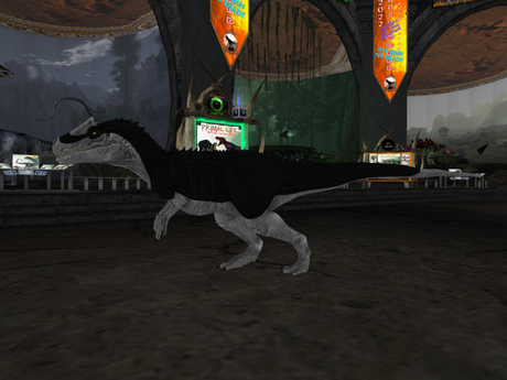 Second Life Marketplace - GC - GE Allosaurus Black + Inverted Husky