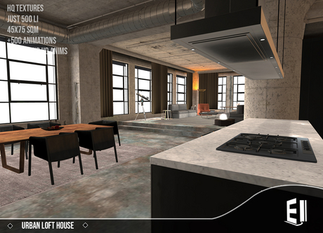Second Life Marketplace - Erfe Design Urban Loft House