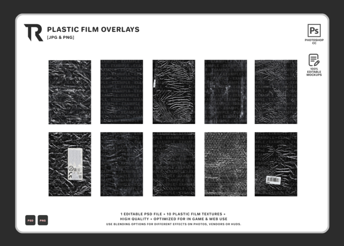Second Life Marketplace - [TR] Plastic Film Overlays