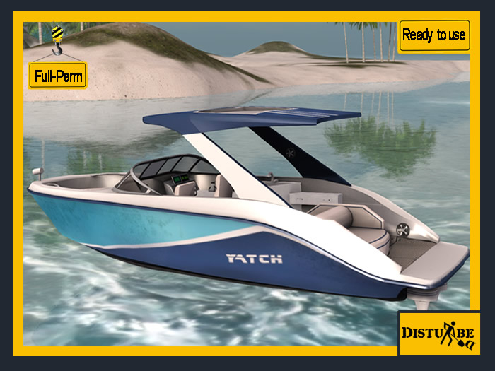 Second Life Marketplace - ::DisturbeD:: Summer Fun - Motor Boat - FULL ...
