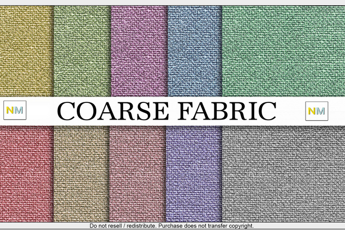 Second Life Marketplace - Coarse Fabric 10 Seamless Textures NM