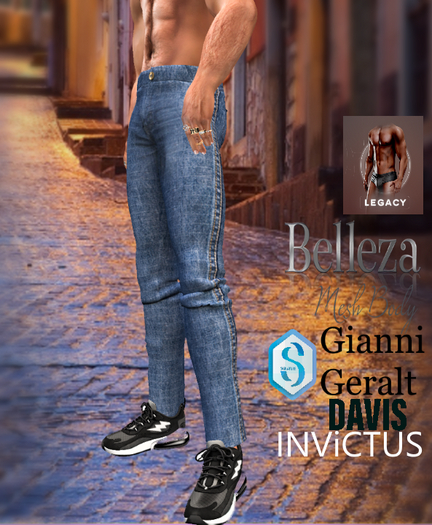 Second Life Marketplace - Brutal : Timothy Blue Jeans - Wear