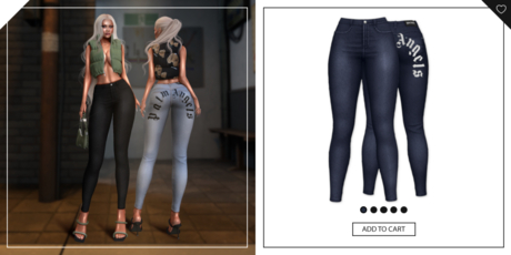 Second Life Marketplace - Havoc . Palm Jeans . Darkest