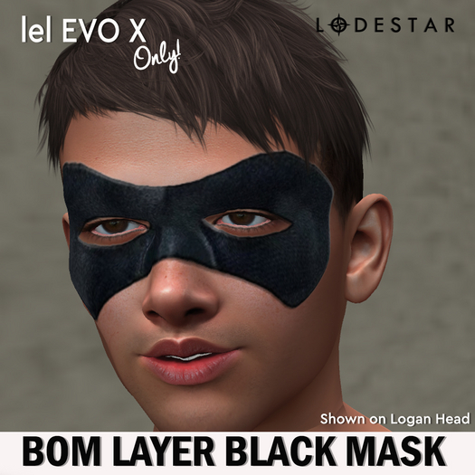 Second Life Marketplace - EVO X BOM LAYER BLACK MASK