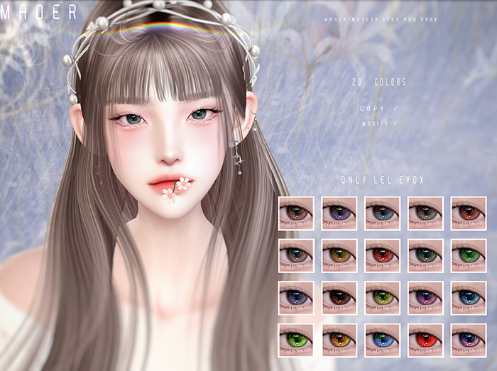 Second Life Marketplace - MAOER-Meteor eyes HUD EVOX