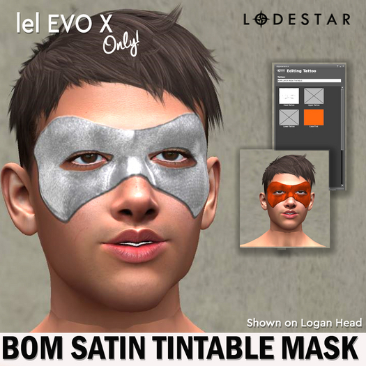 Second Life Marketplace - BOM LAYER SATIN TINTABLE MASK