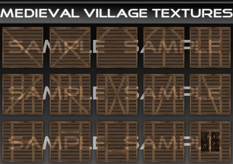 Second Life Marketplace - [SKAH TEXTURES] - 100 Medieval Village ...
