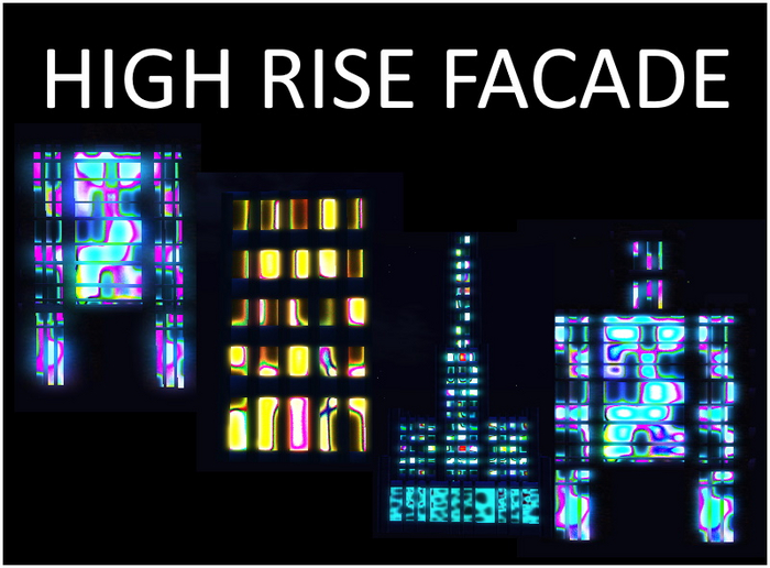 Second Life Marketplace - High rises FULL PERM ALIEN BUILDINGS facade ...