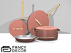 Second Life Marketplace - Fancy Decor: Enamel Cookware (Coral)