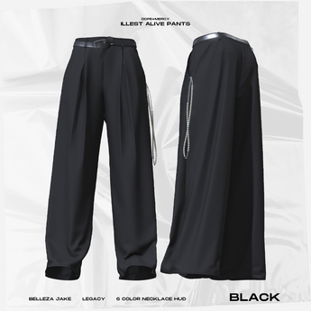 Second Life Marketplace - [Dope+Mercy]Illest Alive Pants_Black (ADD)