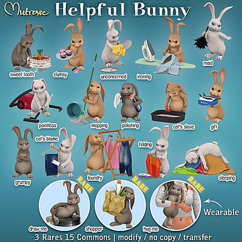 Second Life Marketplace - Mutresse-Folding-Helpful Bunny