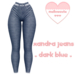 Second Life Marketplace - mellowcute-xandra jeans-dark blue