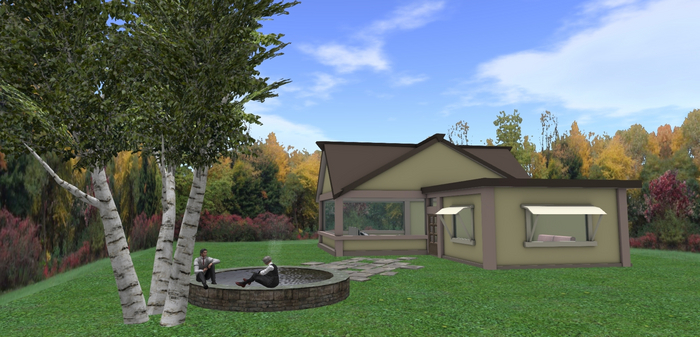 Second Life Marketplace - instant home and garden skybox 2022 - 9 LI - mesh scripted animated