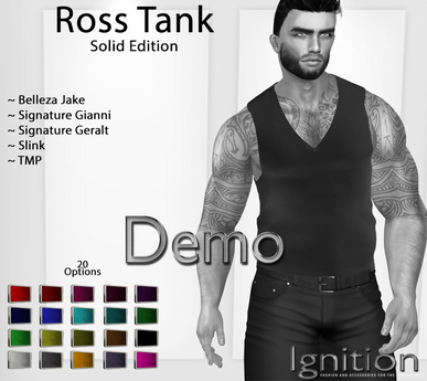 Second Life Marketplace - Ignition Ross Tank Solid Demo