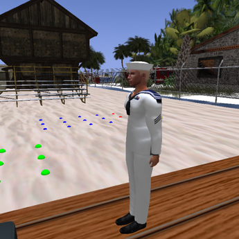 Second Life Marketplace - Seaman Dress Whites Package-Male