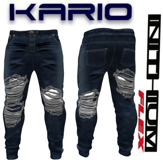 Second Life Marketplace - Raptor Denim Jeans V7 (Kario Flex)