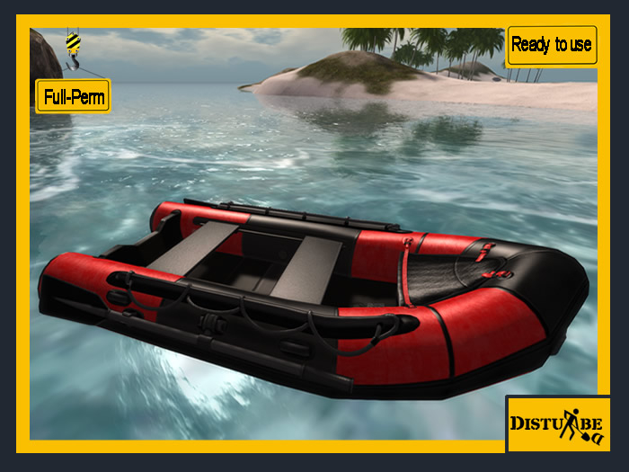 Second Life Marketplace - ::DisturbeD:: Beach Fun - Inflatable Boat ...