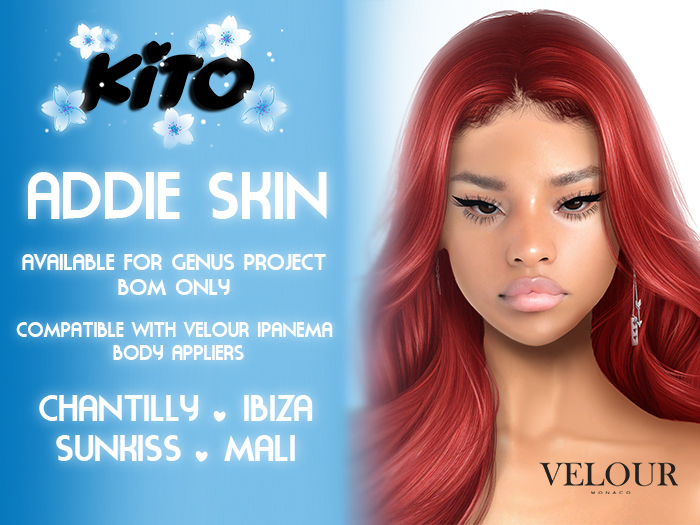 Second Life Marketplace - [KITO] - ADDIE SKIN (FATPACK)