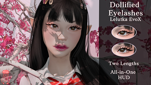 Second Life Marketplace - JelliJelli - Dollified Eyelashes [EvoX]