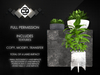 Second Life Marketplace - .:CQ:. Type A 3 sets of Potted Plants FULL PERM
