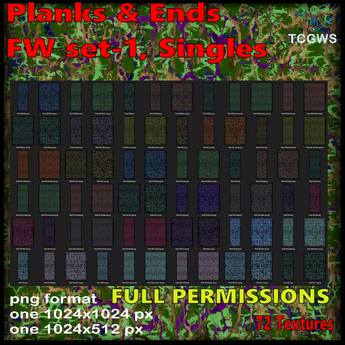 Second Life Marketplace - FP Texture Planks & Ends 1 Singles