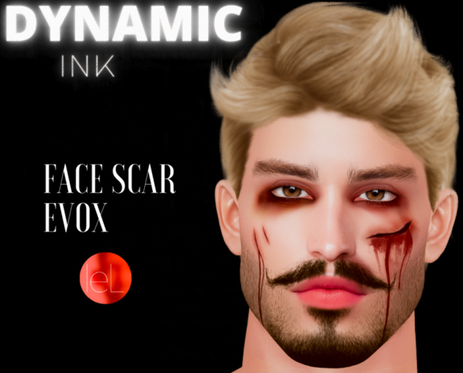 Second Life Marketplace - Dynamic Ink-Face scar