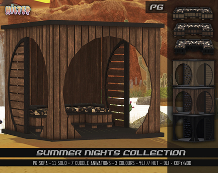 Second Life Marketplace - HILTED - Summer Nights Collection Pack - PG