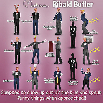 Second Life Marketplace - 14 Mutresse - Ribald Butler - Mr Selfie - RARE