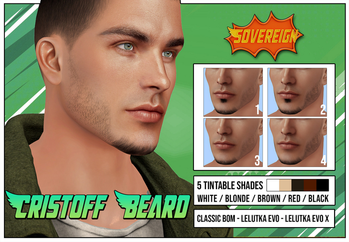 Second Life Marketplace - Aardvark : Cristoff Beard - ADD
