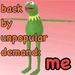 Second Life Marketplace - Back by Unpopular Demand meme gesture